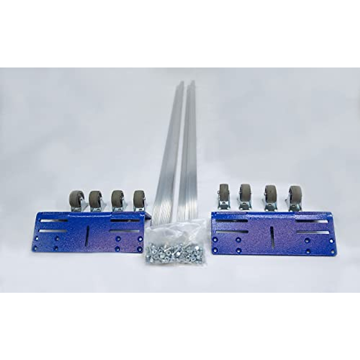 Lane Precision Products Router Sled For Wood Slab Flattening, 72" Extruded Aluminum Rails, Router Sled Plate Included, Slab Guide Jig, Router Jig, Slab Jig, Slab Flattening Mill