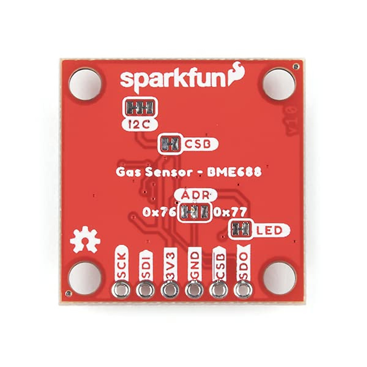 SparkFun Environmental Sensor - BME688 (Qwiic) - Gas scanning Sensor - Temperature Humidity Barometric Pressure - Scan for VOCs VSCs and Other Gasses in The Parts per Billion Range ppb