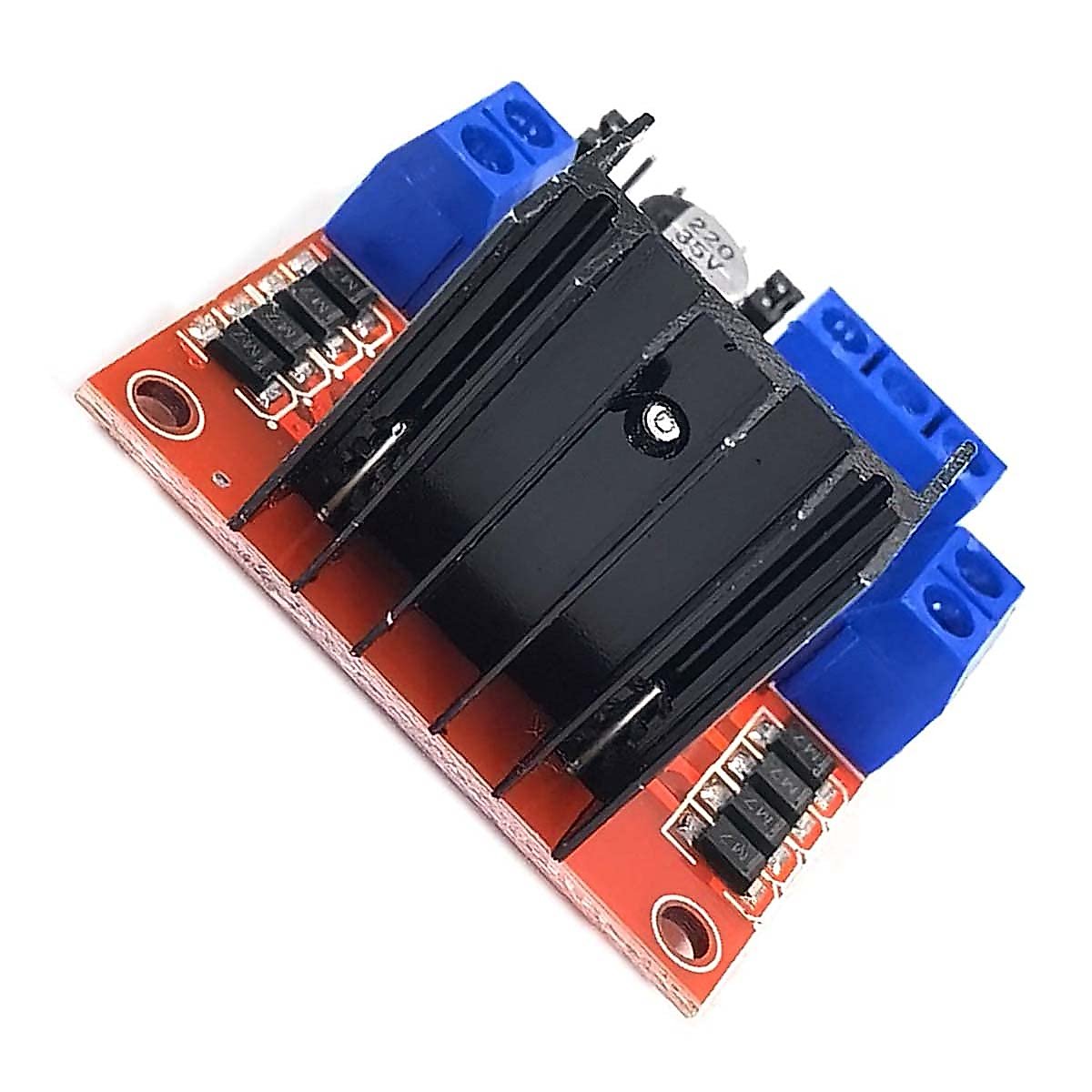Kiro&Seeu 2PCS L298N Motor Drive Controller Board Module Dual H Bridge DC Stepper Motor Compatible with Ar-duino Electric Projects Smart Car UNO MEGA R3 Mega2560