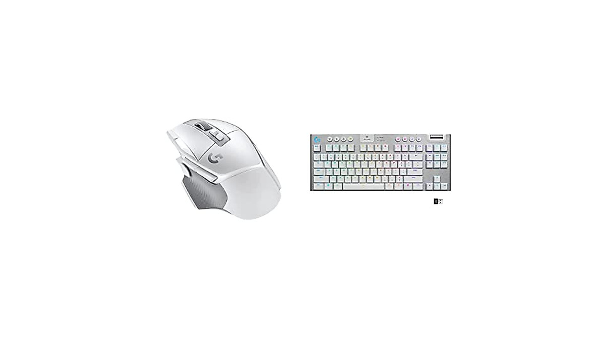 Logitech G502 X Mouse & G915 TKL Keyboard White Bundle