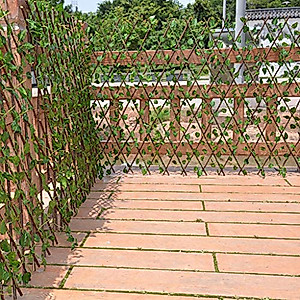 QILIN 70cm Artificial Garden Plant Fence UV Protected Privacy Screen Outdoor Indoor Use Garden Fence Backyard Home Decor Greenery Wall