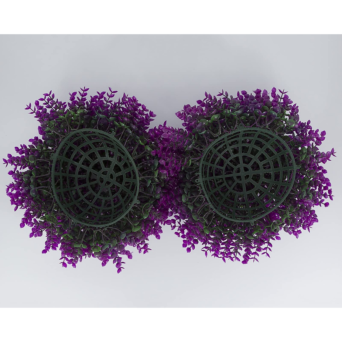 Yanunbx Artificial Topiary Trees Ball, Lifelike Plants Leaf Boxwood Decor Cone for Wedding,Home,Front Patio,Planter,Deck,Garden,Backyard,B-35cm