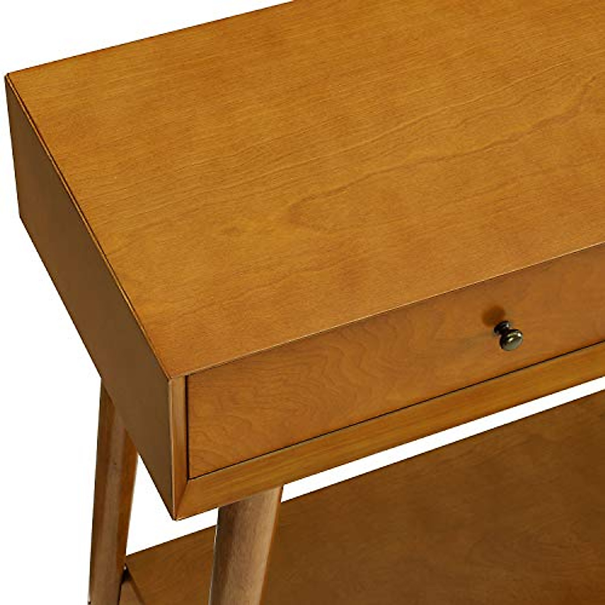 Crosley Furniture Landon Sofa Console Table with Drawers and Shelf for Hall, Entryway, or Living Room, Acorn