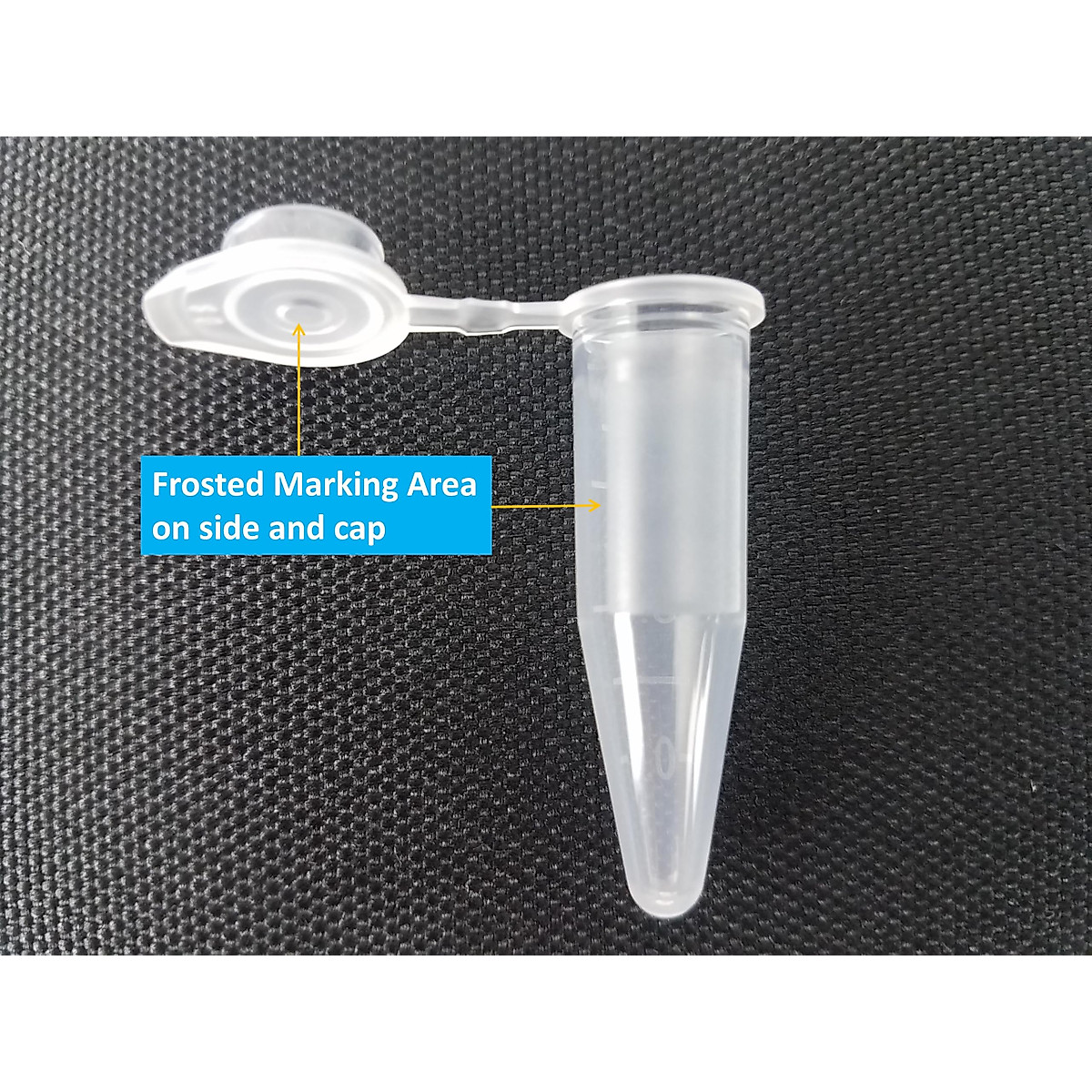 Polypropylene 1.5 ml Micro-centrifuge Tube with Snap Cap, Natural (Pack of 500)