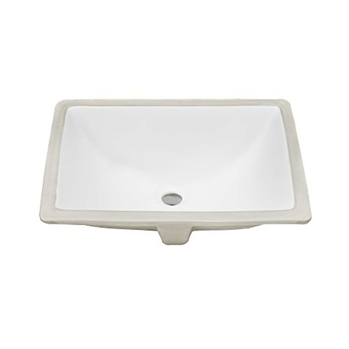 Ticor 20-1/2" Square White Porcelain Undermount Bathroom Vanity Sink Ceramic NEW