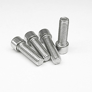 50 Pcs M3-0.5x12mm Stainless Steel Hex Socket Head Cap Screws Bolts Inner Hex Socket Bolt DIN 912