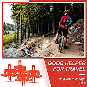 Fabbay 4 Pieces Bicycle Brake Spacer Disc Bike Hydraulic Disc Brakes Pads Bike Disk Brake Spacer Bike Brake Pads Empty Pinch Cycling Repair Tools Compatible with Shimano, MTB, Mountain Bike Road Bike