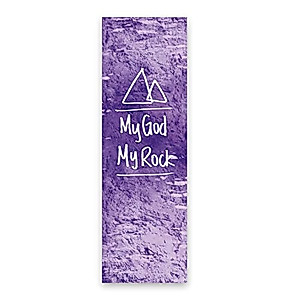 Children and Youth Bookmark, My God My Rock, Psalm 18:2, Pack of 25, Handouts for Classroom, Sunday School, and Bible Study