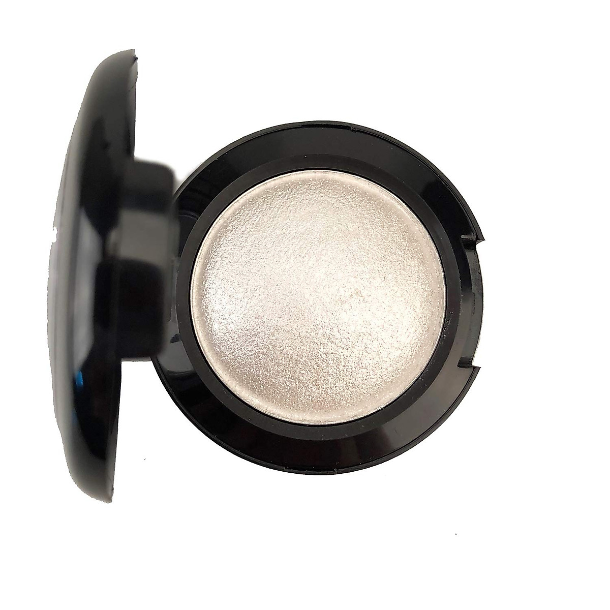Mallofusa Single Color Baked Eye Shadow Palette Glitter Powder ,Ice Silver,CES3810