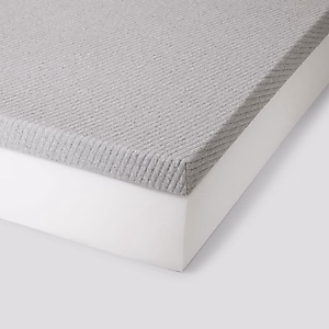 Casper Sleep Comfy Mattress Topper, 3-inch, Twin XL, Gray