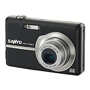 Sanyo Xacti VPC-T1060 10MP Digital Camera w/ 3x Optical Zoom 2.8 LCD - Black"