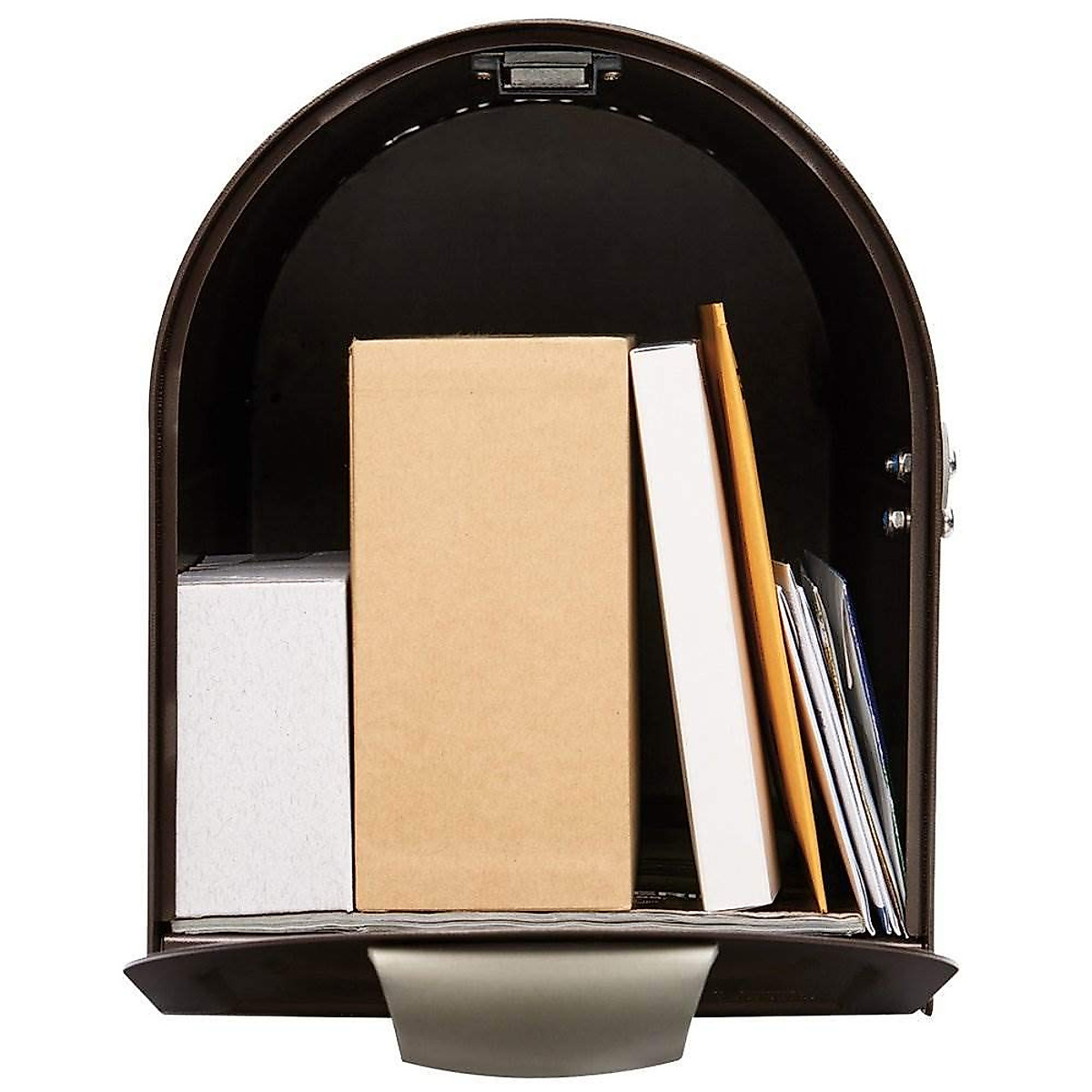 Gibraltar Mailboxes Northpointe Large Capacity Galvanized Steel Venetian Bronze, Post-Mount Mailbox, NM16NV01