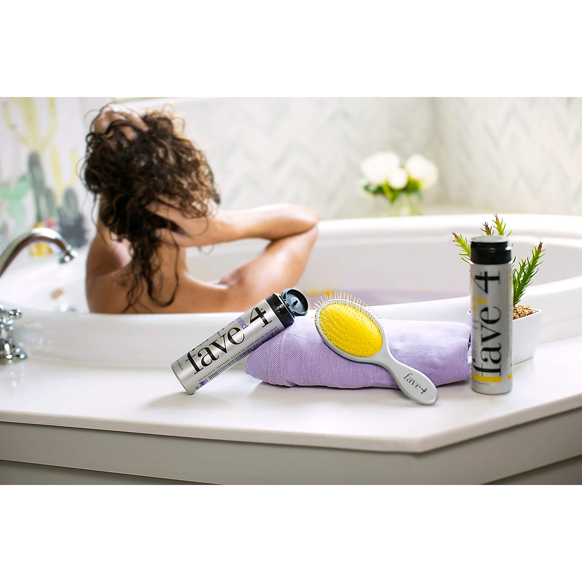 fave4 hair Let's Go Light Conditioner for Lightweight Shine, Replenish Split Ends & Frizz, 8.5 fl oz