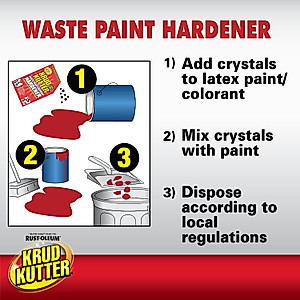 Krud Kutter PH3512 Waste Paint Hardener Crystals, 3.5 oz, Cream