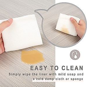 Rxemohesuoh Original Non-Slip Ribbed Drawer and Shelf Liner,Eco-Friendly Materials,Non Adhesive,Powerful Grip,Cuttable and Washable,12INx10FT Roll,for Drawers,Shelves,Cabinets,Kitchens,Clear