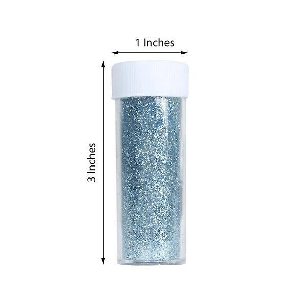 Weddings Parties and Gift Blue Sparkly Glitter Crafts DIY Party Wedding Decorations Projects Sale vngift11412