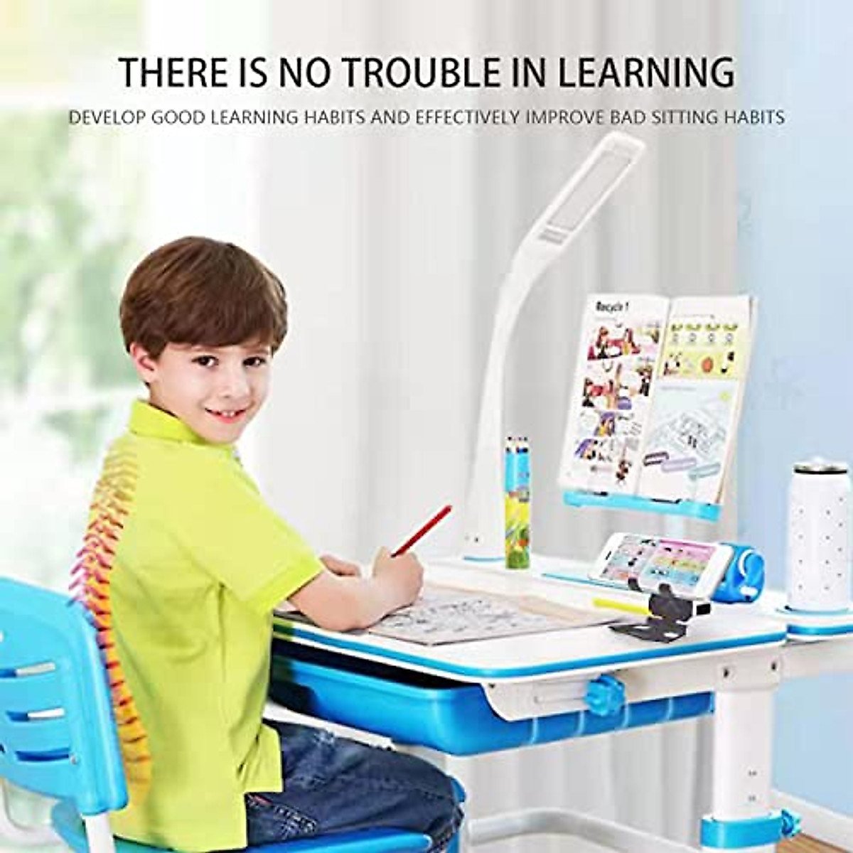 SCTEWELL Mobile Phone Holder, 1-Piece Mobile Phone Holder Suitable for iPhone, Ipad, Mobile Phones, All Android Smart Phones, Small desktops, Sturdy Aluminum Metal Phone Holder