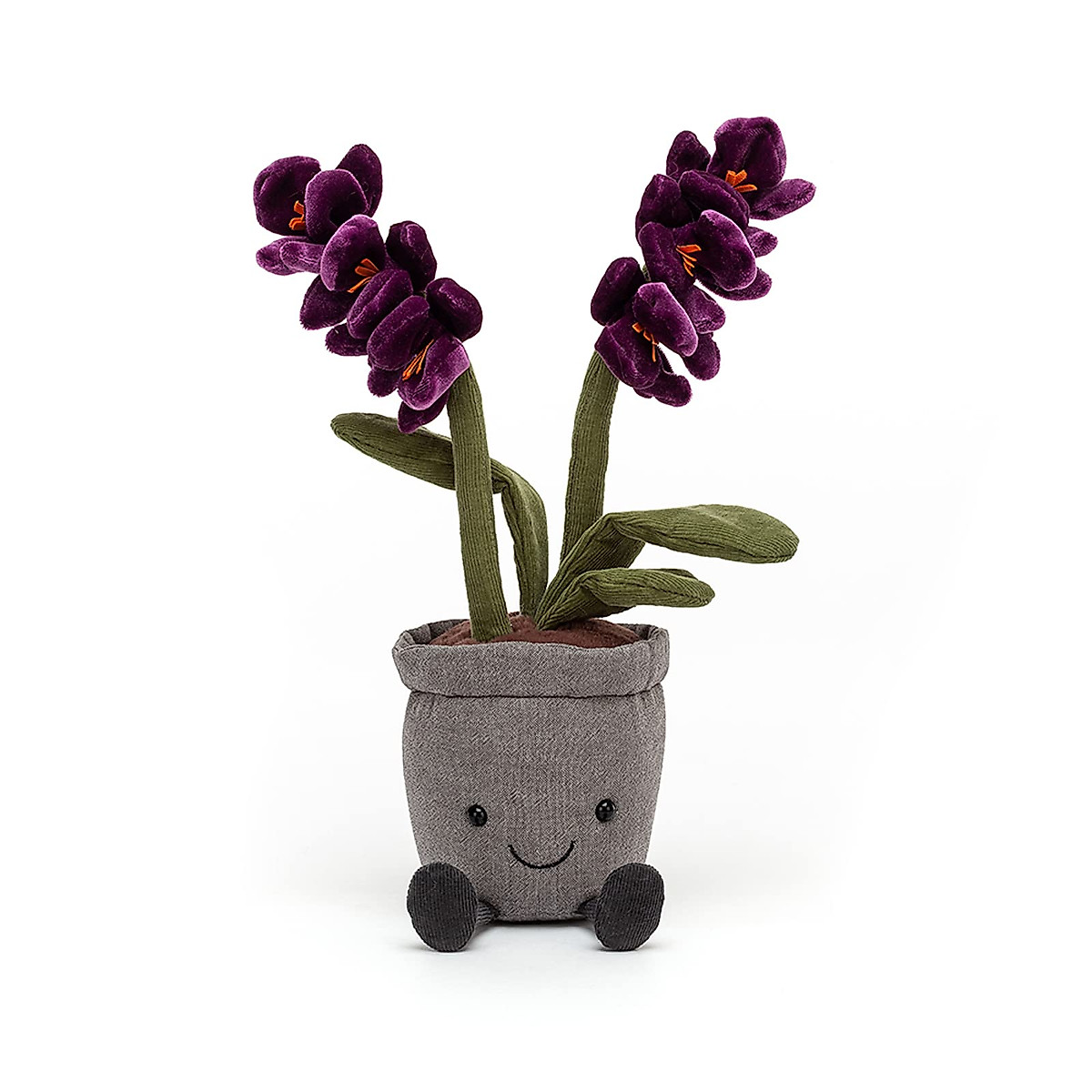 Jellycat Amuseables Purple Orchid Flower Plant Plush