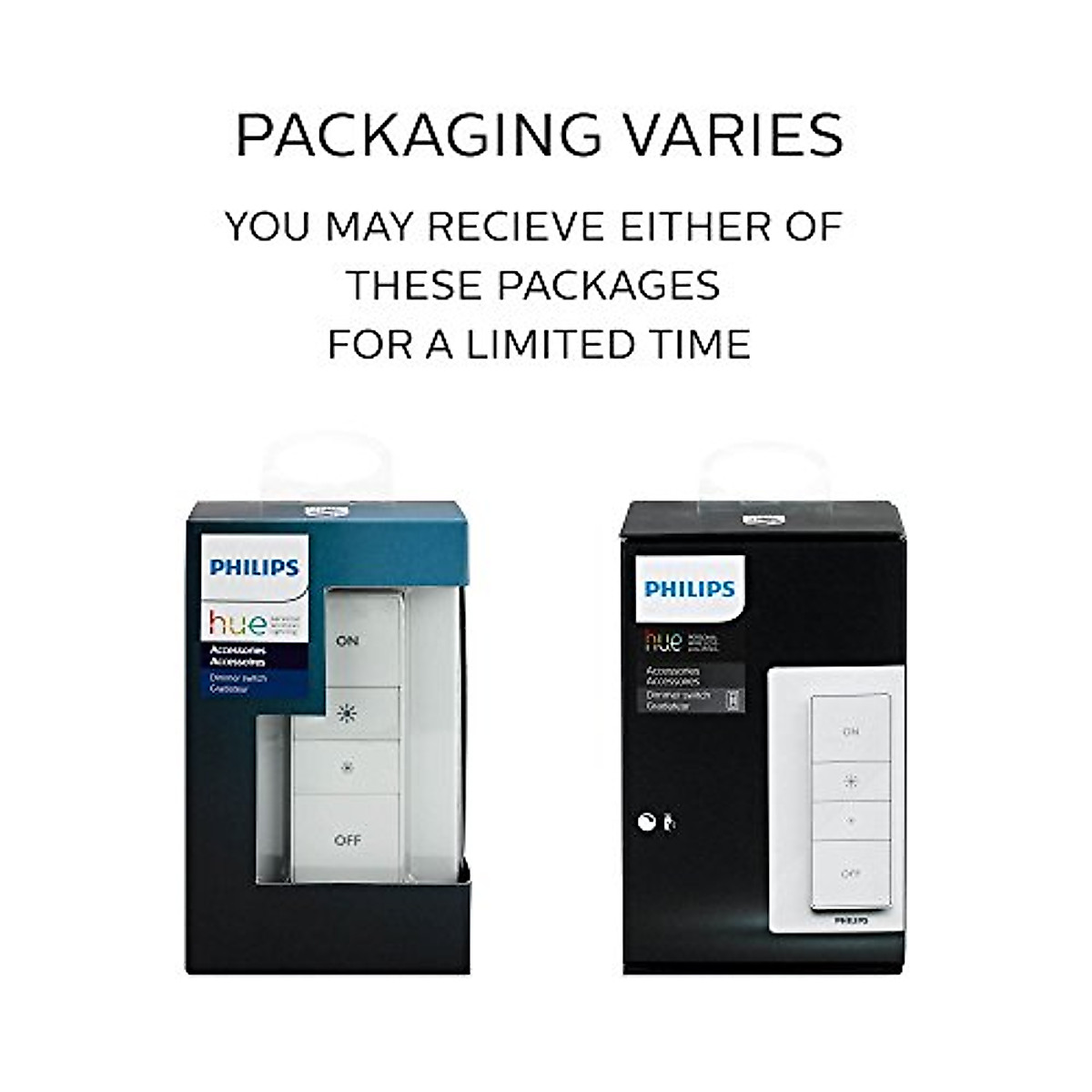 Philips Hue Smart Dimmer Switch with Remote (Installation-Free Exclusive for Philips Hue Lights) (Old Version)