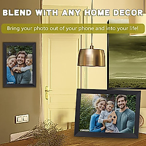 Digital Picture Frame, 10.1 Inch WiFi Digital Photo Frame 1280x800 IPS Touch Screen Photo Frame with 16GB Storage, Auto-Rotate, Wall-Mounted, Share Photos Videos via Frameo App Anywhere