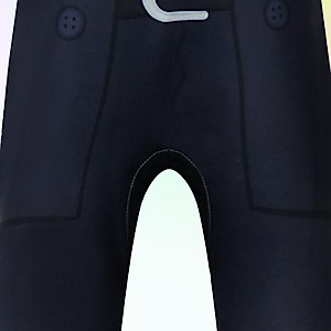 Poterloy TV Man Cosplay Jumpsuit For Boy Halloween Costume Skibidi Toilet Bodysuit Speaker Man 3d Prnint Patterns with MaskFor Game Fans 6-7 Years