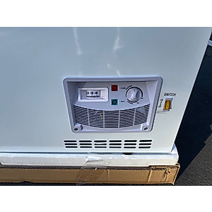 Chest Freezer for Supermarket Glass sliding Door 79" White Showcase Freezer Curve Display Top w/Storage Baskets - 25 Cu.Ft SDSC700