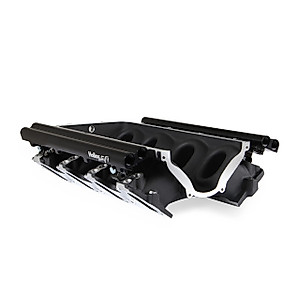 Holley 300-603BK: Base Intake Manifold & Fuel Rails, Ls1 Lo-Ram, Black