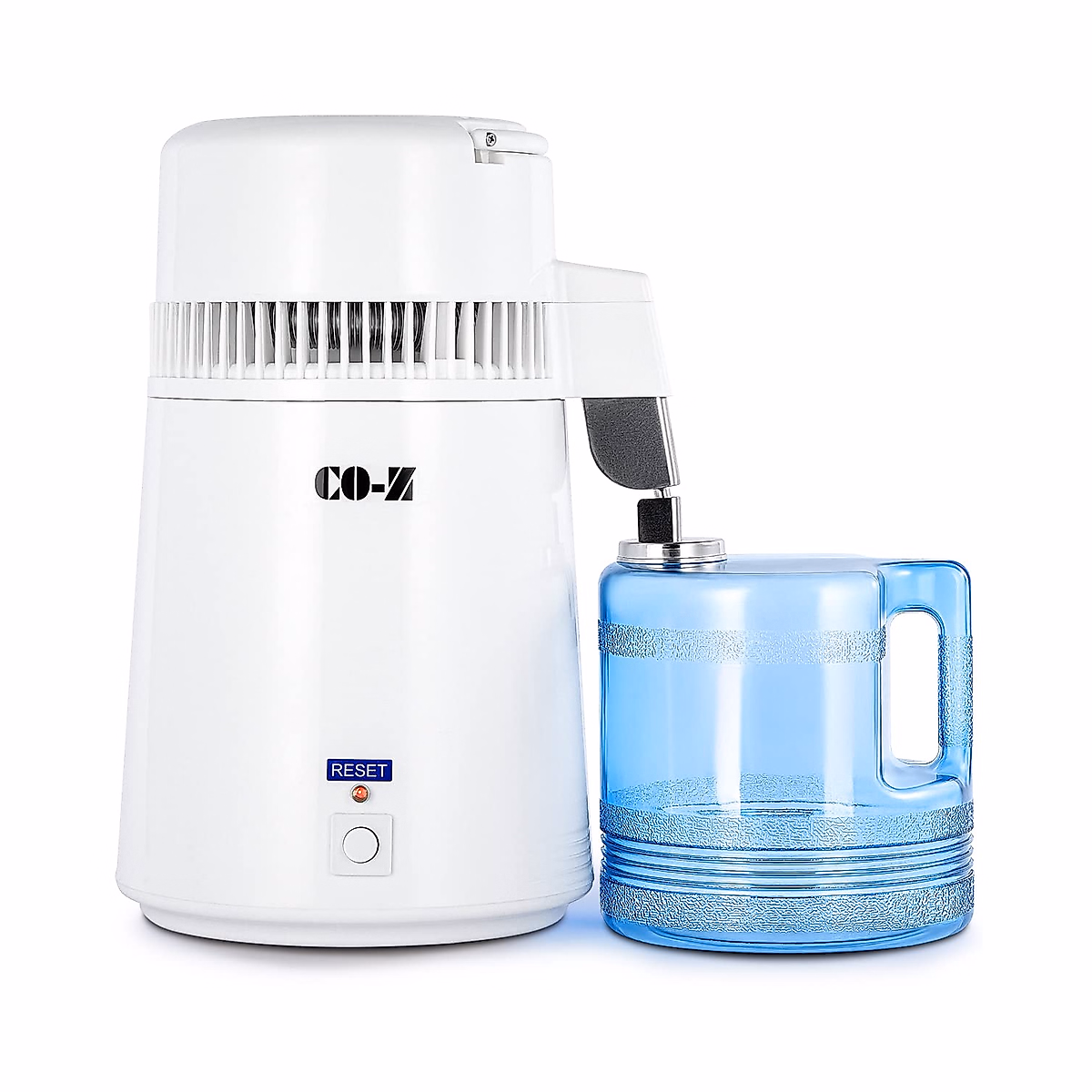 CO-Z 1.1 Gallon Water Distiller, 750W Countertop Home 4L Distilled Clean Water Maker Office Countertop Distiller Water Making Machine, Distill Distilling Water Purifier Distillers