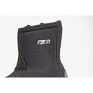 Neo Sport Premium Neoprene Men & Women Wetsuit Boots, Shoes with puncture resistant sole 3mm, 5mm & 7mm for warm, moderate or cold water for watersports: beach, boat, lake, mud, kayak and more! Sizes 4 - 16, Men's 11 / Women's 12