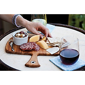 Ironwood Gourmet Small Rectangular Provencale Paddle Board, Acacia Wood