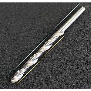2/Pack Solid Carbide Drill Bit for Hardened Steel Hard Ness HRa 91.3 Aerospace Standard K20 Tungsten Carbide Jobber Length Twist Drill for Metal 118 Degree Four Facet Point Fractional Size (1/4")