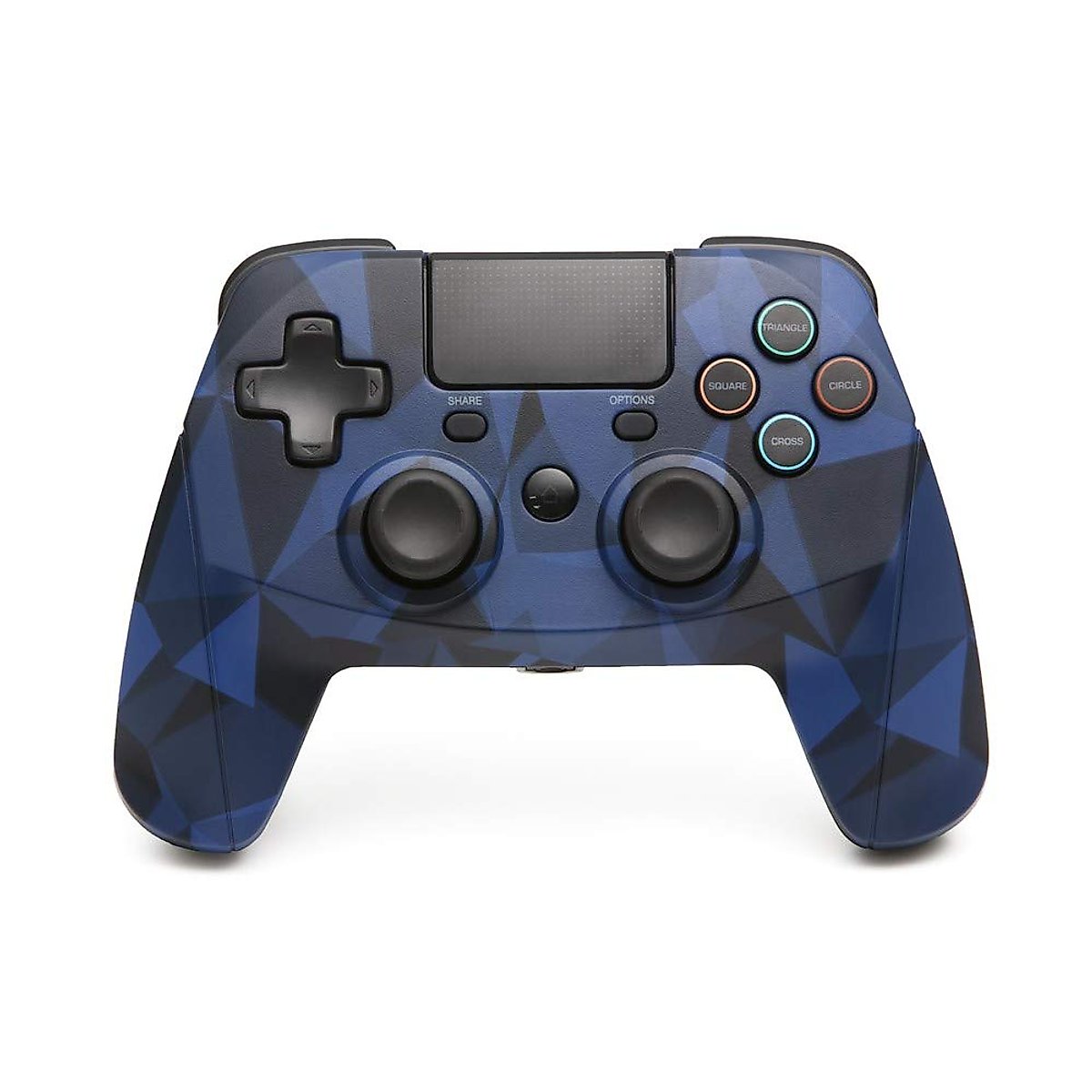 Snakebyte Wireless Gamepad Controller for PlayStation PS4 – Lag-Free – 3.5 Audio Jack – Motion Sensors – Dual Vibration – 6 Axis – Ergonomic Design – Programmable Functions - Blue Camo