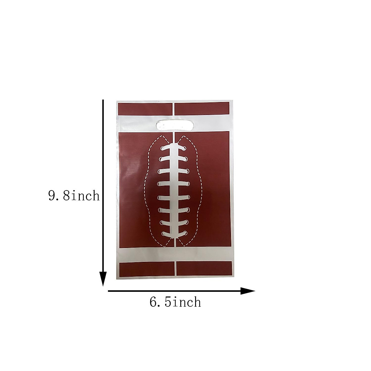 LYK 30PCS Football Goodie Bags With 3 Styles Football Party Favors Bag Treat Candy Bags Football Themed Gift Bags for Birthday Kids Party Supples