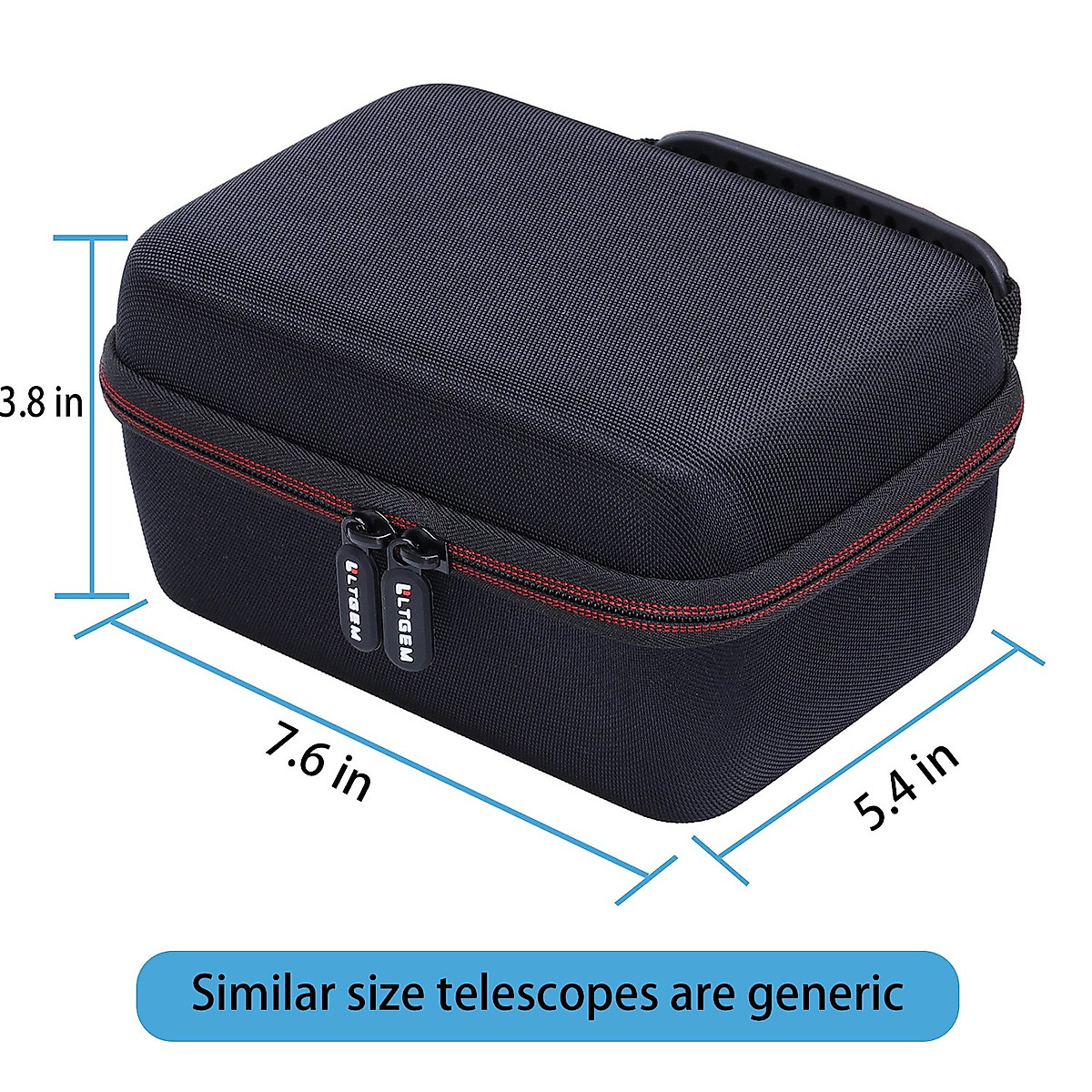 LTGEM Monocular Case Hard Carrying Case Compatible for Gosky 12X55 or Titan 12X50 or Pankoo 40X60 High Power Prism Monocular Telescope