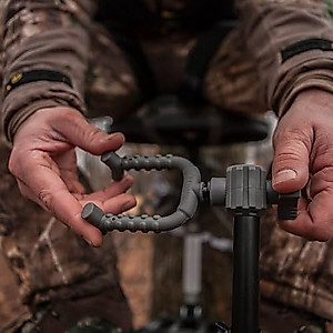 HAWK Limb Grip Hunting Treestands Portable Easy-To-Install Secure Bow Holder with 360-Degree Rotating Silent-Grip Limb Fork Weight Rating 8.5 Lbs