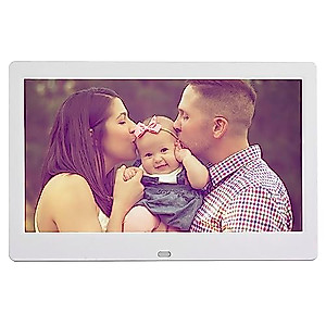 10inch Digital Photo Frame, HD Photo Album Electronic with Remote Controller Function of ElectronicCalendar Ideal for FriendsChildren (US Plug 100‑240V)
