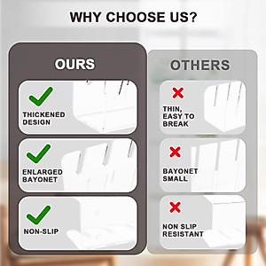 PYOF 2024 New Hat Stand for Baseball Caps - 2 Pack Hat Organizer for 14 Baseball Caps No Install Hat Storage Display Rack Acrylic Hat Holder for Closet, Bedroom, Dresser, Entrance (Clear)