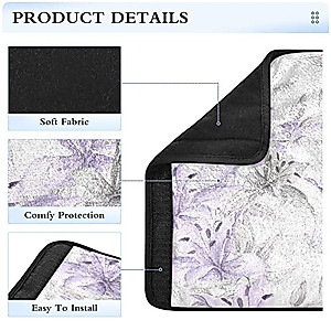 Lilies Flowers Seat Belt Cover 2pcs Soft Car Seatbelt Covers for Kids Car Seat Belt Pad Car Accessories for Women Men Adults Girls Boys,S