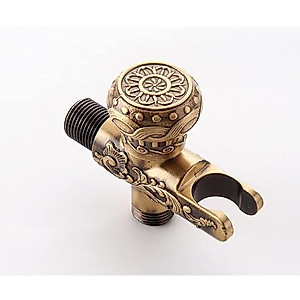 Toilet Bidet Kit with Hand Shower - Brass Handheld Bidet Sprayer - Toilet Shower Head with Hose Toilet Hand Shower Kit, for Personal Hygiene, Toilet Cleaning,A