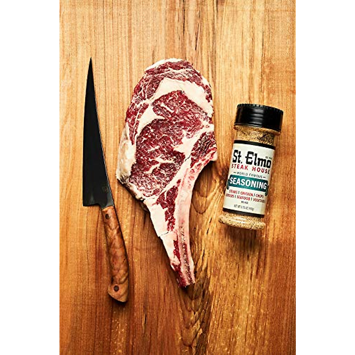 St Elmo Steak House Shrimp Cocktail Sauce and Seasoning Bundle, Flavorful Combo for Steaks, Burgers, Chicken, Seafood, and More