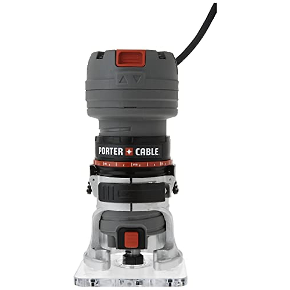 PORTER-CABLE Porter Cable Router, Variable Speed, 1/4-Inch Laminate Trimmer, 5.6-Amp (PCE6435)
