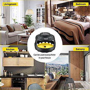 Redeo Flea Trap and Sticky Insect Pad Bed with Glue Discs Natural Fly Killer Trap Light for Mosquitoes and Flies, Best Pest Control and Safe for Family Indoor Use and Pets