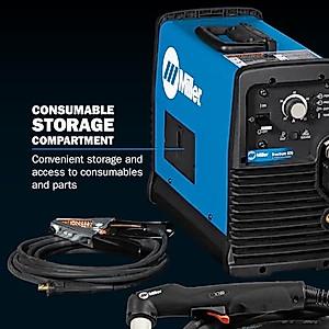 Miller 907583001 Spectrum 875 Plasma Cutter Machine - Plasma Cutting Equipment with XT60 Torch & 50-ft. Cable - Powerful & Compact Plasma Cutters 230/208V 1 PH for 7/8" Mild Steel Cutting (51 lbs)