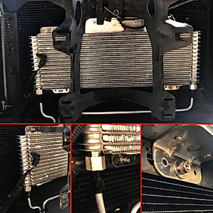 Piodelo 40k Transmission Oil Cooler Kit Compatible with Heavy Duty 40,000 GVW Max with Mounting Hardware, Towing Applications and Advanced Cooling Protection Replace# LPD47391 47391