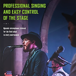 WEYMIC wm57 Dynamic Vocal Classic Style Microphone Audio Instrument Classic Professional Dynamic Cardioid Unidirectional - for Instruments, Drums, Percussion, Vocals(not Include Cable)