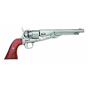 Denix M1860 Army Issue Revolver, Grey - Non-Firing Replica