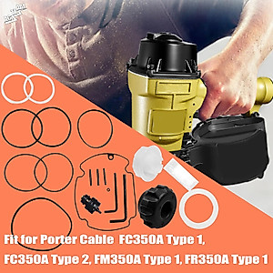 For Porter Cable FC350A FR350A Parts Nailer Overhaul Kit 910450 for FC350A FR350A FM350A Repair Parts Kit
