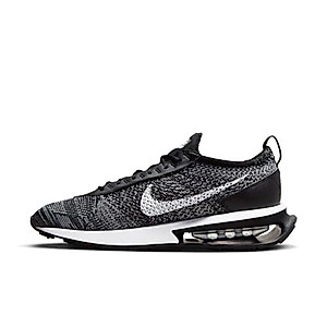 Nike Mens Air Max Flyknit Racer DJ6106 001 Oreo - Size 10 Black/White
