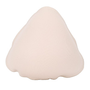 AMONIDA Foam Breast Forms, Breathable Pressure Relief Sponge Bra Inserts for Breast Cancer for Female Breast Surgery for Mastectomy Women (L)