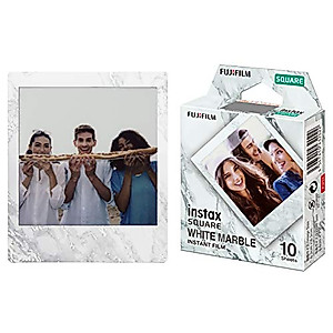 instax Square White Marble Film - 10 Exposures